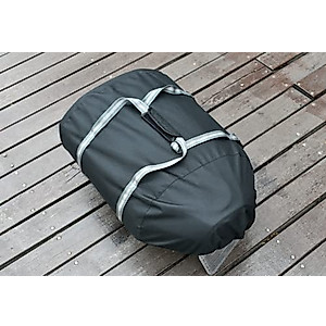 TOHONFOO Pizza Oven Carry Cover for Ooni Koda 12 Gas Pizza Oven Heavy Duty Waterproof 600D Oxford Fabric Portable Outdoor Pizza Oven Carry Accessories Black