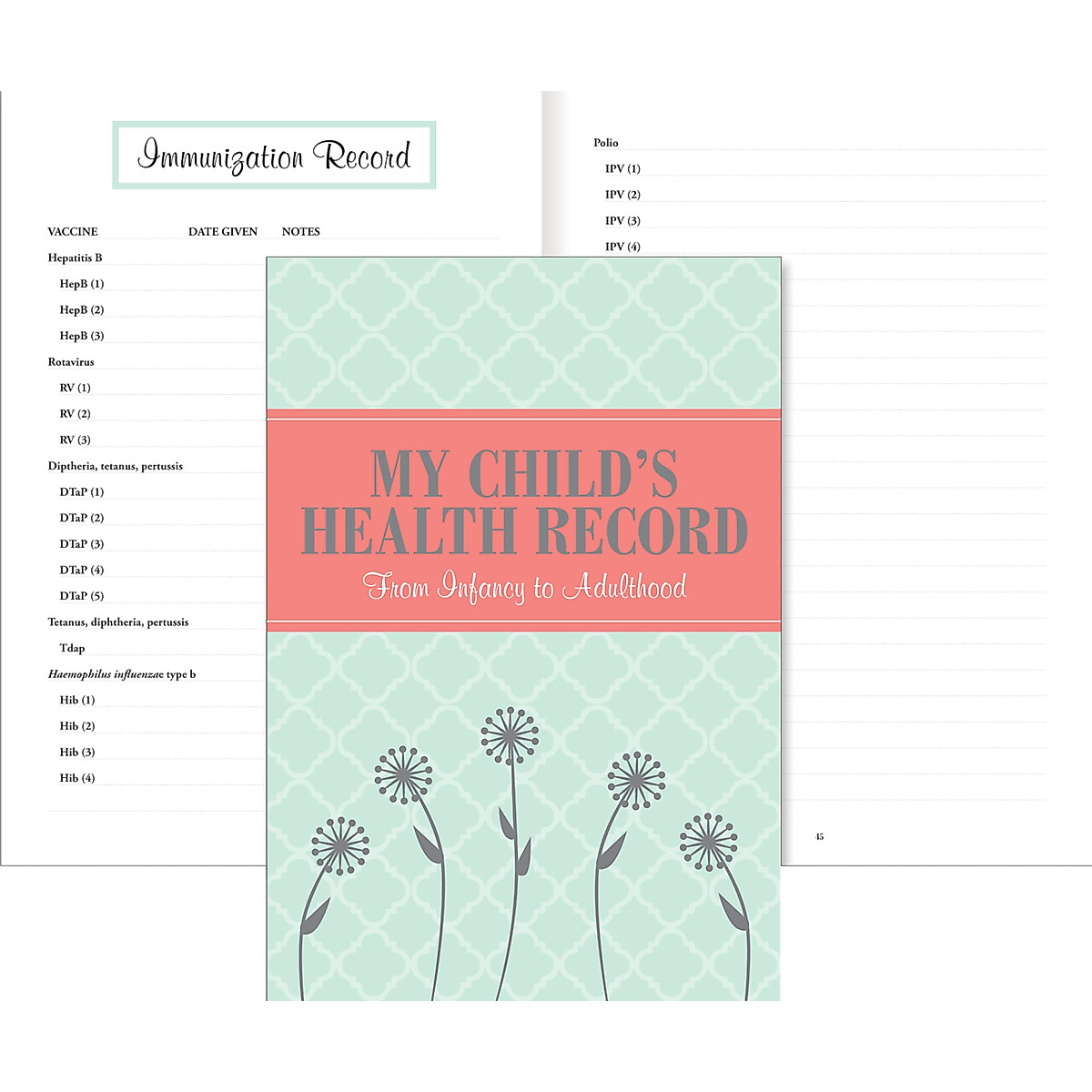 My Child's Health Record Keeper (Log Book)