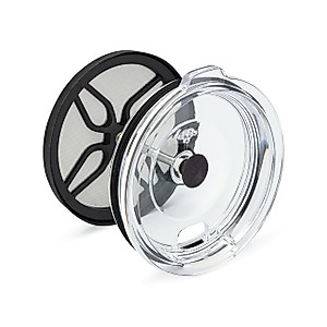 COLETTI Travel French Press compatible with YETI Rambler 14 oz — Travel Coffee Maker, Tumbler Accessories — Turn Your Tumbler Into a Travel Coffee Maker