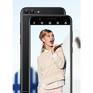 Huawei P Smart (32GB) 5.6" Fullview Display & Dual Camera's, 4G LTE Dual-SIM Factory Unlocked w/ Fingerprint Scanner FIG-L23 International Model, No Warranty (Black)