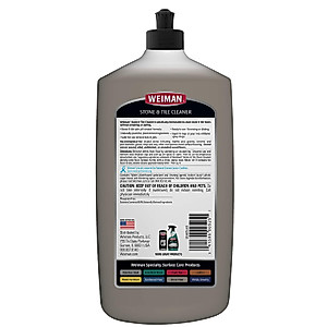 Weiman Stone Tile and Laminate Cleaner - 32 Ounce - Professional Tile Marble Granite Limestone Slate Terra Cotta Terrazzo and More Stone Floor Surface Cleaner