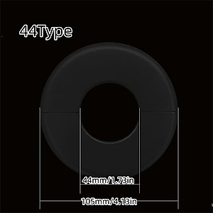 ABS Wall Split Flange Self-Adhesive Tape Round Escutcheon Plate Cover for Water Pipe, Faucet Decoration Accessories (44)