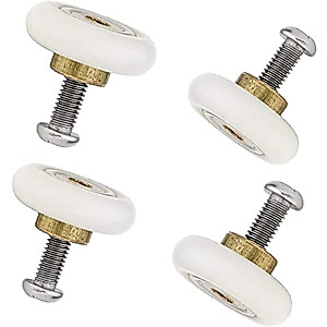 4X Replacement Shower Door Rollers/Runners/Wheels 19mm Diameter