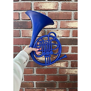 Blue French Horn/HIMYM/Prop Replica/Proposal Prop/Pop Culture Reference (16 in Wall Hanging)