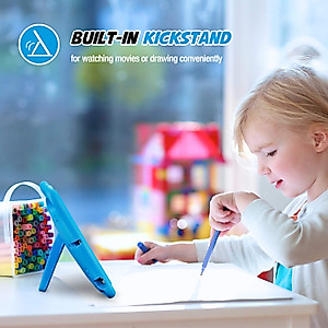 ProCase Kid Case for iPad 9.7 6th 5th 2017 2018/ iPad Air 2 Air 1/ iPad Pro 9.7 2016 for Boys Girls, Shockproof Lightweight Rugged Cover Full Protective Case with Handle Kickstand -Blue