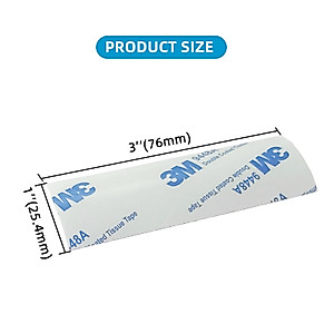 Kowibcl 6 Sets Horizontal Blinds Replacement Slats, White Horizontal Blind Repair Tabs, White Blind Fixers for Horizontal Blinds Replacement Slats & Parts(1" W x 3" L)，White, not transparent