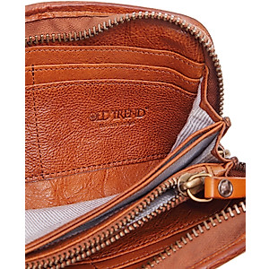 OLD TREND Genuine Leather Golden Mola Clutch