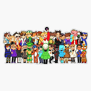 dream smp all members Bumper Sticker Vinyl Decal 5 inches