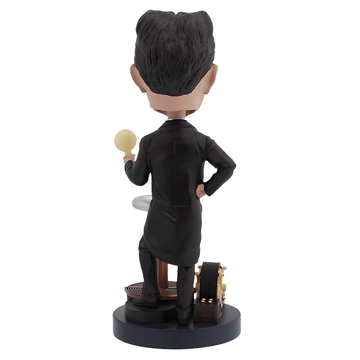 Royal Bobbles Nikola Tesla Bobblehead, Premium Polyresin Lifelike Figure, Unique Serial Number, Exquisite Detail