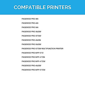 LD Compatible Ink Cartridge Replacement for HP 972A L0R86AN (Cyan)