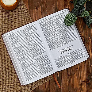 Personalized Bible with Custom Name or Text, KJV, King James Version, Gift Edition Faux Leather, Burgundy