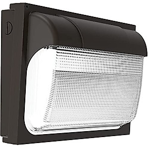 LED Wall Pack Light with Dusk-to-Dawn Photocell,120W/100W/80W Selectable, 0-10V Dimmable 15600LM 5000K Daylight Outdoor Wall Light,Replace 450W MH/HPS, IP65 120-277V AC for Parking Lot DLC & UL Listed