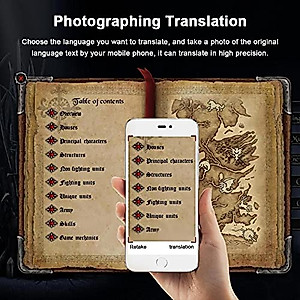 Language Translator, Translate 40 Languages Voice Translator with Intelligent Speech Recognition Technology for Learning, Travelling, Business