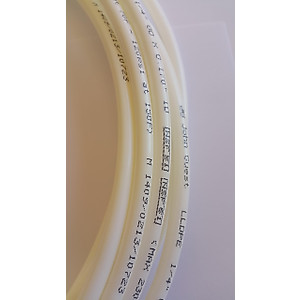 John Guest White 20 ft/roll 1/4" Polyethylene Tube Tubing Drinking Water RO Reverse Osmosis DI Aquarium Pipe LLDPE