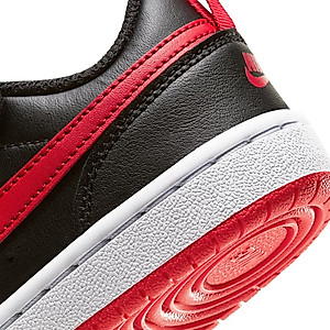 Nike Court Borough Low 2 (Big Kid) Black/University Red/White