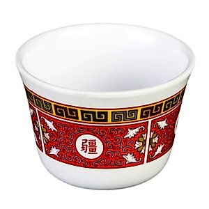 Thunder Melamine 5 Oz Tea Cup, 3-1/8-Inch, 9152TR, Heavy-Duty Plastic Tableware (PACK of 12)