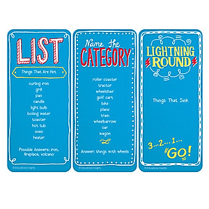 Educational Insights Read My List! Game, Think-Quick Game of Categories and Lists, Ages 8 and Up