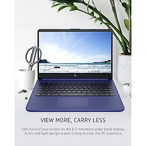 HP Essential Laptop, 14.0" HD Touchscreen, AMD Ryzen 7 5700U (Beats i7-1165G7), 40GB RAM, 2TB PCIe SSD, Webcam, SD Card Reader, Wi-Fi, Windows 11 Home, Blue