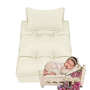 KHC-KHF Newborn Photography Mattress Props Baby Photograph Pillow Photography Accessories Baby Photoshoot Props Bed Mattress Photography Bed Mat
