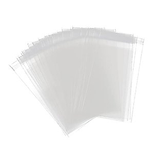FgfAk 200 Pcs 3x5 Inches Clear Resealable Cello/Cellophane Treat Bags Good for Pastry,Bakery,Cookie, Soap,Candy and Dessert, 3x5 Inch (Pack of 200)