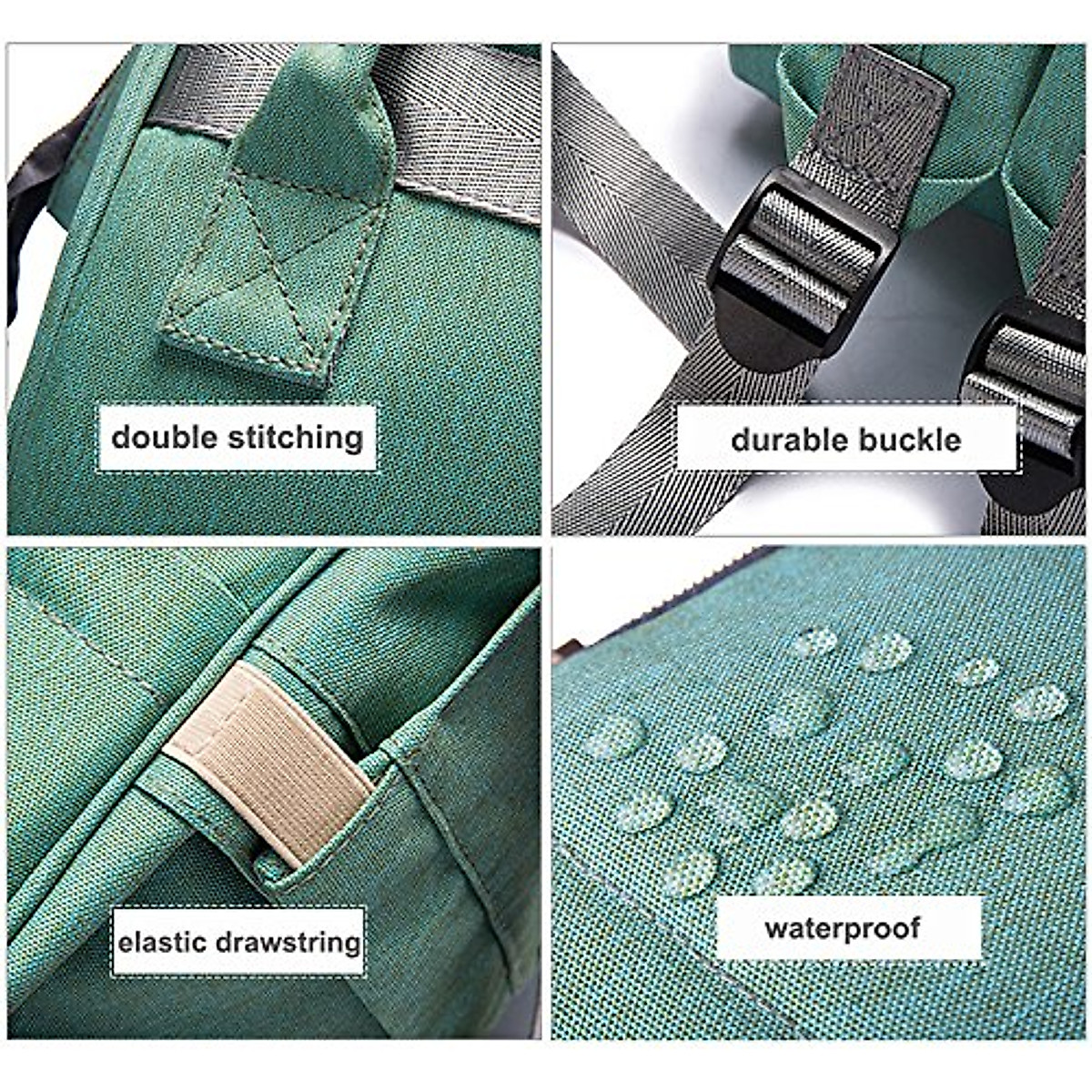 SUXCGE Baby Diaper Bag With USB Interface Large Capacity Waterproof Nappy Bag Kits Mummy Maternity Travel Backpack Nursing Handbag Grey