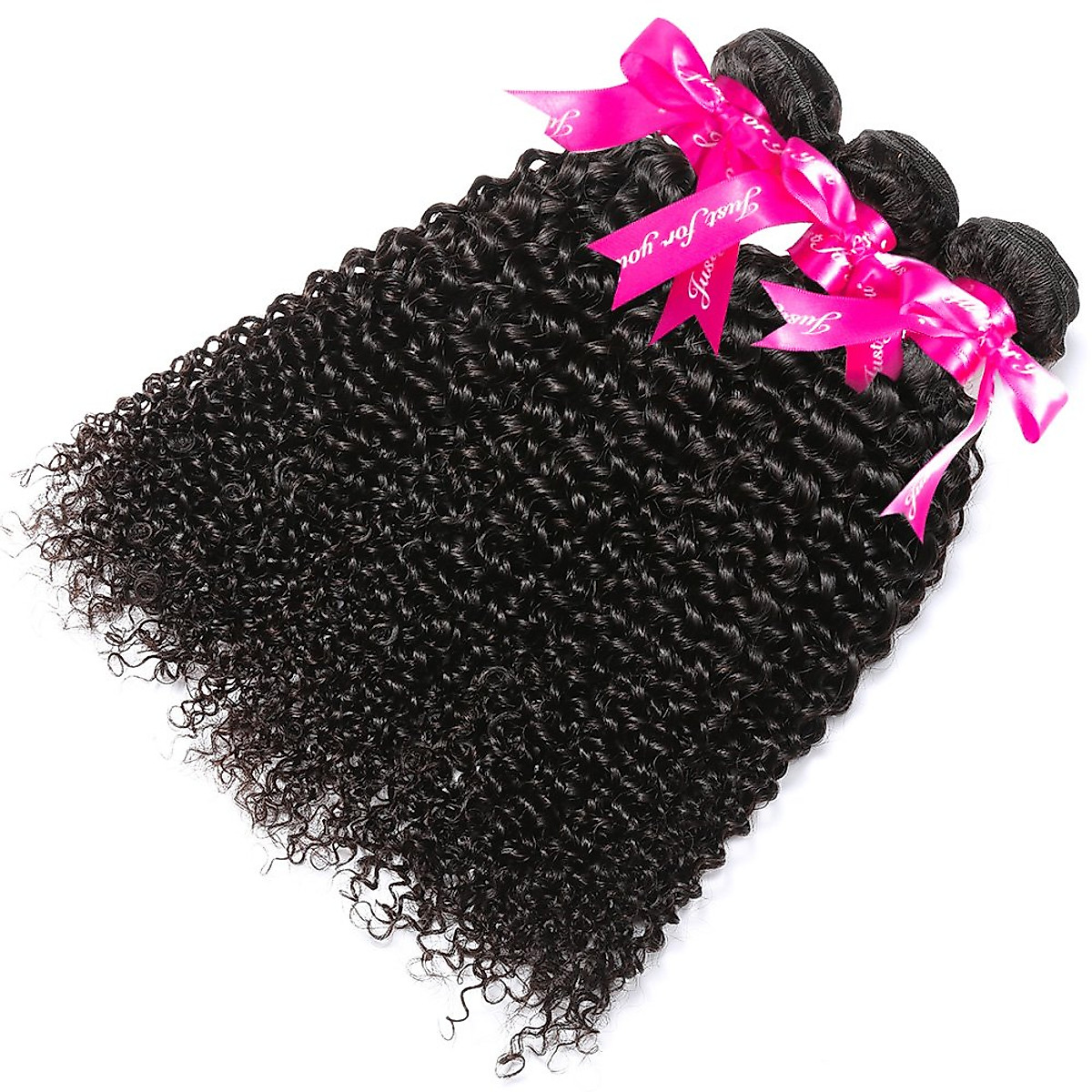 Hermosa 10A Curly Human Hair 3 Bundles 12 14 16 inch 100% Unprocessed Brazilian Curly Hair Bundles Soft Remy Hair
