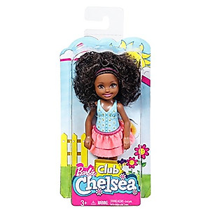 Barbie Chelsea Doll with Flowered Top, Ruffled Skirt and Cardboard Bouquet