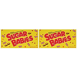 Pack of 2 - Sugar Babies Milk Caramels Candy(6 Oz) Boxes