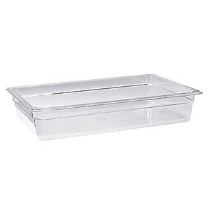 Chef's Supreme - Full Size Polycarbonate Food Pan, NSF Approved (4" Deep)