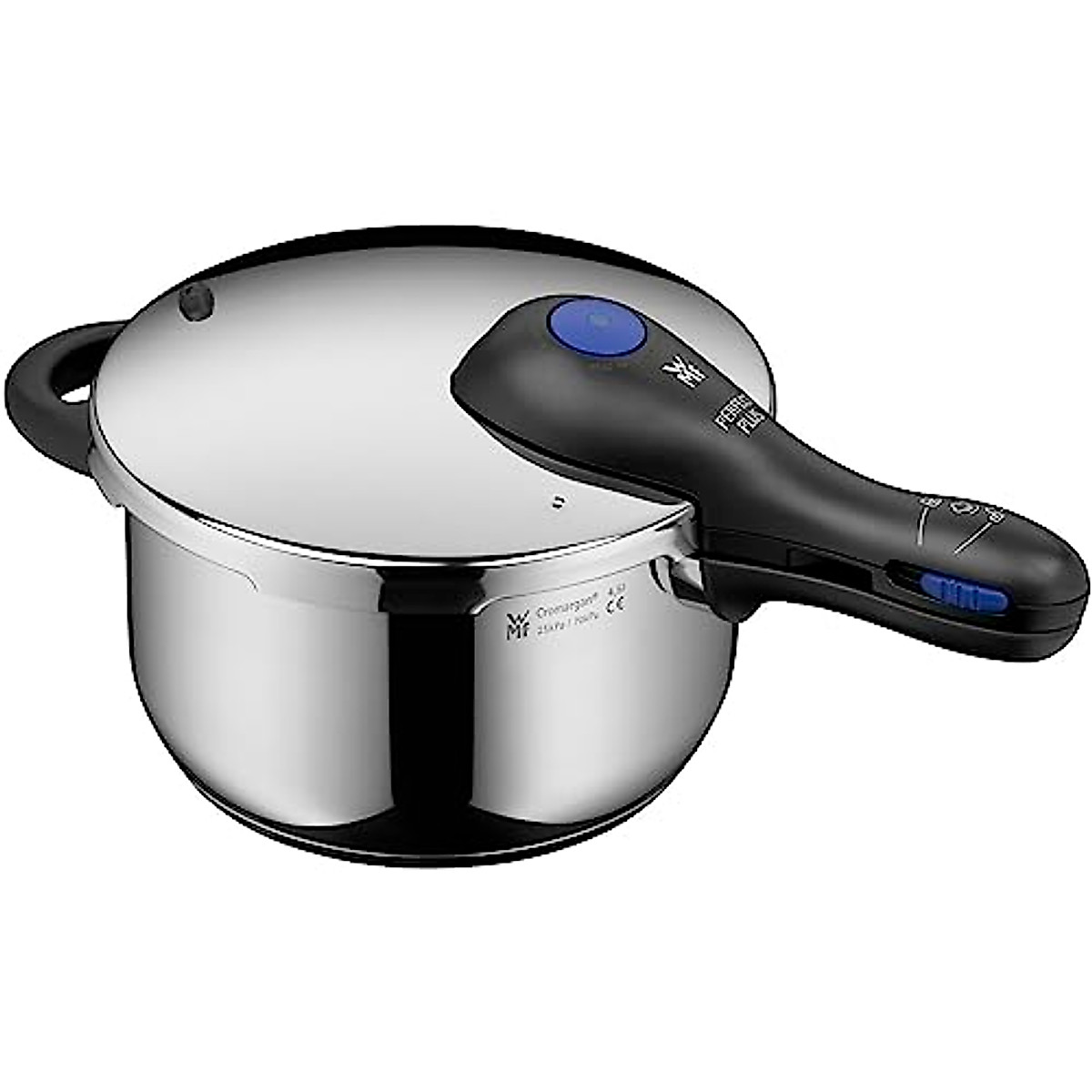 WMF Perfect Plus – Set with Quick Cooker Diameter 22 cm Diameter of 4 Litres and a Half + Body 3 Litres with Flame Protection, Cromargan Stainless Steel for Induction
