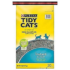 Purina Tidy Cats Non Clumping Cat Litter, 24/7 Performance Multi Cat Litter - 20 lb. Bag