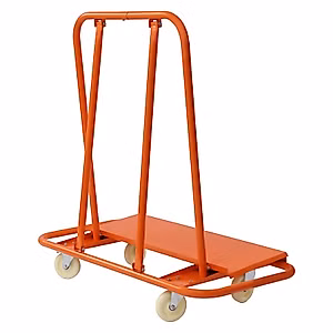 Drywall Cart,Heavy Duty Panel Dolly Cart with 4 Swivel Wheels,1600lbs Load Capacity Drywall Cart Dolly,Handling Wall Panel,Sheetrock,Wood Panel, Rolling Dolly for Garage,Home,Warehouse