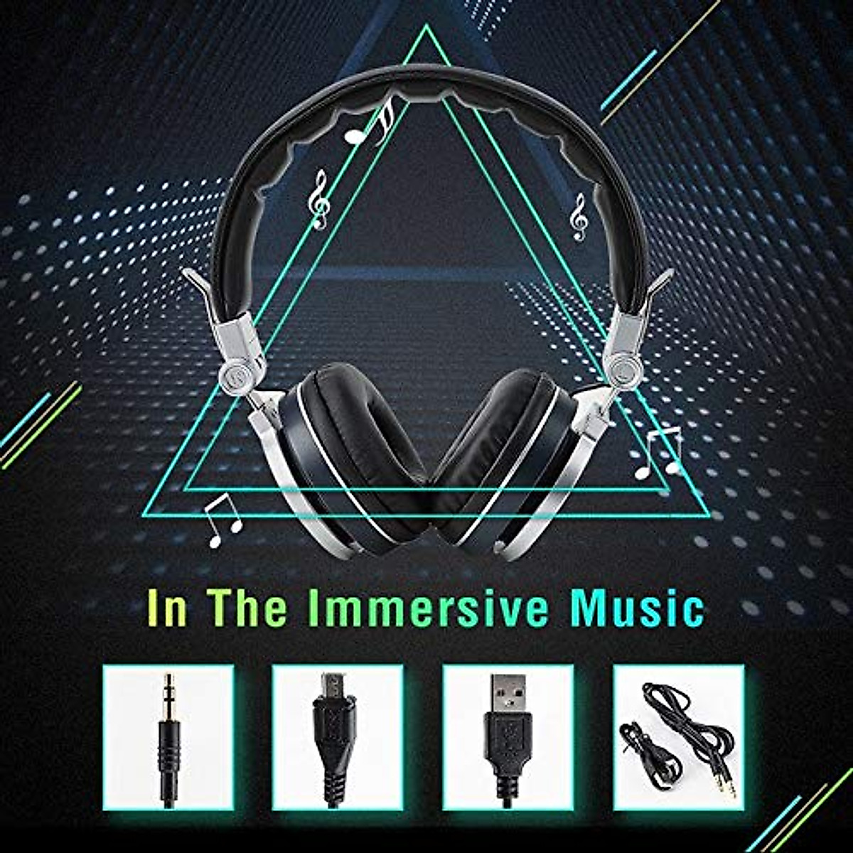 Hisonic HS1709 Open Back Wireless Stereo Bluetooth Noise Cancelling Headphones