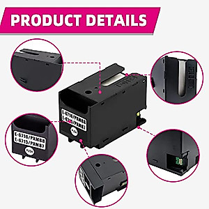 IN INTACTECH T6715 T6716 Maintenance Box Replacement for T671500 Ink Maintenance Box Work for Workforce Pro WF-4740 WF-4730 WF-3820 WF-4830 WF-4720 EC-4020 WF-4734 EC-4030 WF-C5210 WF-C5290 WF-C5710