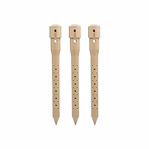 14 in. DEEP DRIP Plant Watering Stake (3 Pack) (Tan) | UV-Protected ABS Plastic Deep Root Irrigation Spike for Yard Plants, Shrubs, Vines