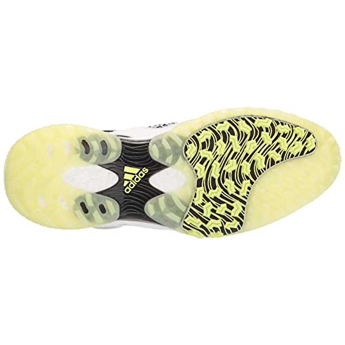 adidas Women's Codechaos 21 Primeblue Spikeless Golf Shoes, Grey One/Core Black/Pulse Lime, 9