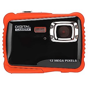 8X HD Children Digital Camera,2 Inch Waterproof TFT HD Digital Camera,12MP&5MP Dual Cameras,Mini Cute Children Toys Gifts for Boys Girls,USB 2.0 Port(Black)