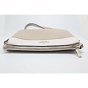 Kate Spade New York Leila Colorblock Triple Gusset Crossbody in Light Sand