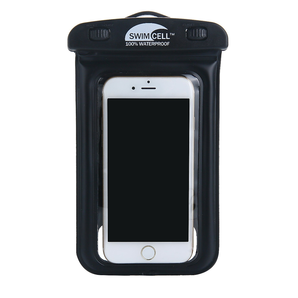 Waterproof Phone Holder Armband Case for Swimming Running Walking. Fits All Standard Size Phones up to 6.3inches- iPhone 11, 13 Pro Samsung Galaxy S. Android. Bonus Hi-Vis Armband and Neck Lanyard.