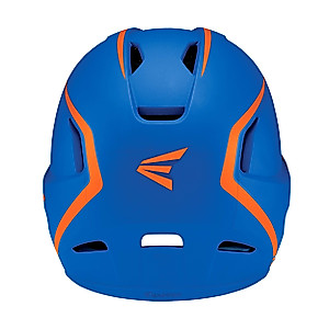 Easton | Z5 2.0 Batting Helmet | Baseball | Senior (7 1/8" - 7 1/2") | Matte Two-Tone Royal/Orange