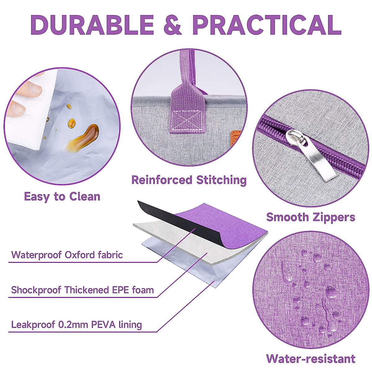 FITHOME Insulated Reusable Lunch Bag for Women/Men, Adult Thermal Tote Lunch Bag with Adjustable Crossbody Strap, Portable Leakproof Cooler Bags for Work/Picnic/Travel