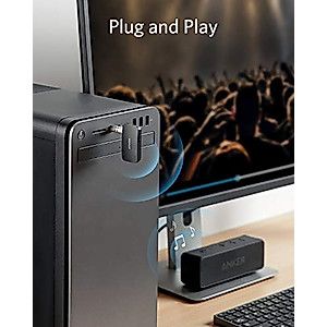 Anker Soundsync Bluetooth 5.0 Transmitter, 13-Hour Long Battery Life, aptX Low Latency, Dual Device Connection for TV, PC, CD Player, iPod / MP3 / MP4 Player, iPad/iPad Air/iPad Mini, and More