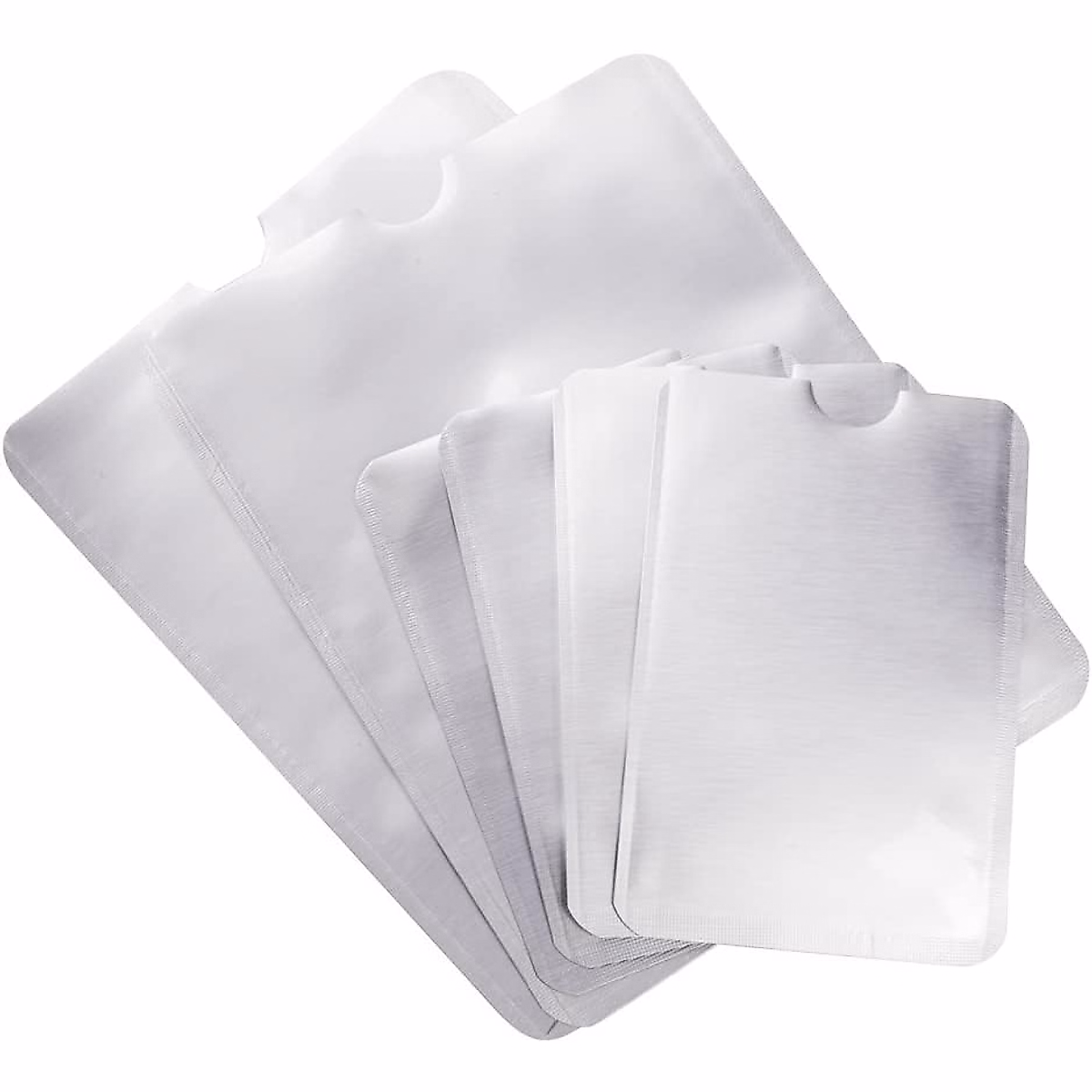 RFID Blocking Sleeve Anti Theft Credit Card & Passport Holder Wallet Pocket - To protect your valuable information from theft (6 Credit Card and 3 Passport Holder)