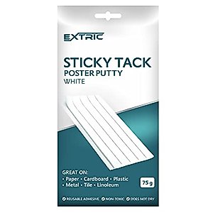 Sticky Tack, Poster Putty, White Color Wall Putty, Sticky Tack for Wall Hanging, Jumbo Classroom Pack Mounting Putty, Tacky Putty