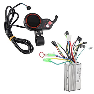 Fafeims Electric Bike Controller Box Motor Brushless Controller with LCD Display Panel for E Bike (48V)