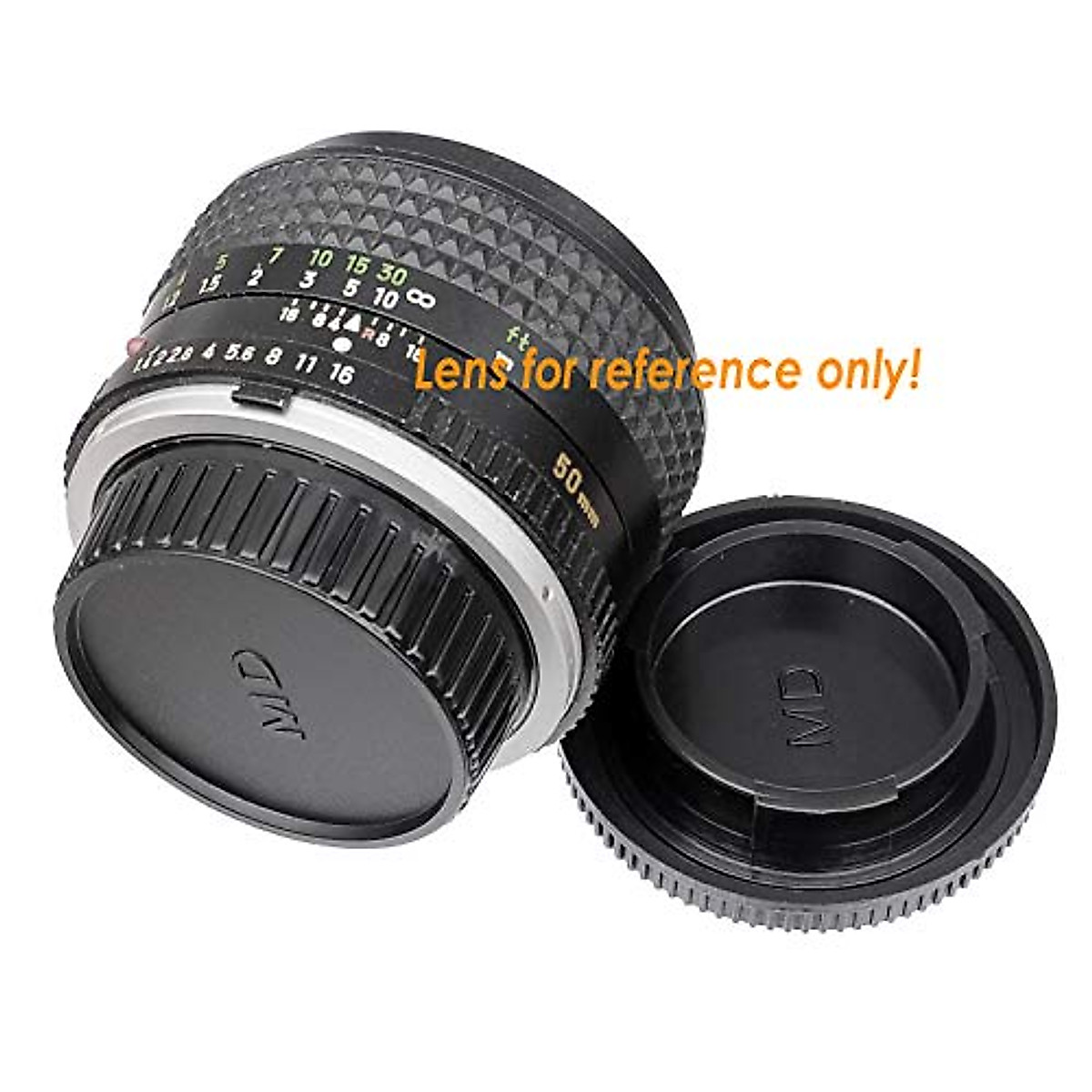 (2 Packs) Fotasy MD Lens Rear Cap, Md Body Cap, Minolta MD Lens Back Cover, Minolta MC Lens Cap, Minolta Rokkor Body Cap, Lens Cover Body Cap fits Minolta Rokkor MD MC Mount Camera Lense, MD_2