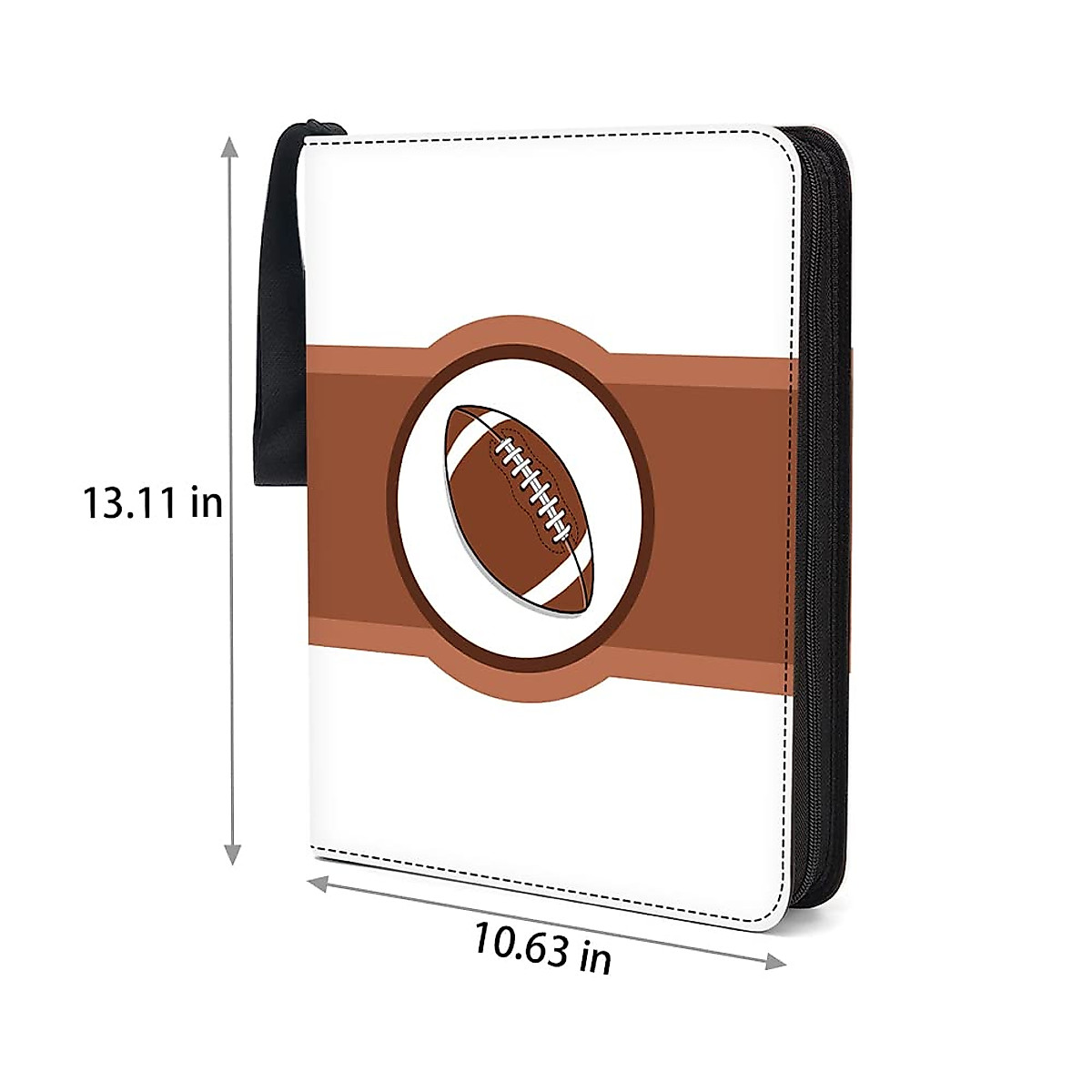 Jaragar 900 Pockets Football Card Binder for Trading Cards, Card Collector Album Holder with 50 Premium 9-Pocket Pages for Card Collection Storage