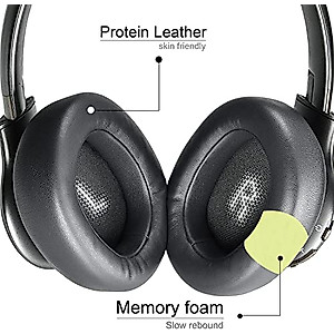Everest 750 750NC Ear Pads Replacement Cover EarPads Compatible with JBL Everest Elite 750 750NC Over-Ear Wireless Bluetooth Headset，Softer Leather,High-Density Noise Cancelling Foam, Added Thickness