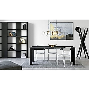 Mobili Fiver, First Extendable Table, Rustic Oak, Made in Italy