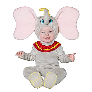 Spirit Halloween Disney Baby Dumbo Jumpsuit Costume | Officially Licensed | Easy Costume | Baby Halloween Costumes - 12-18m